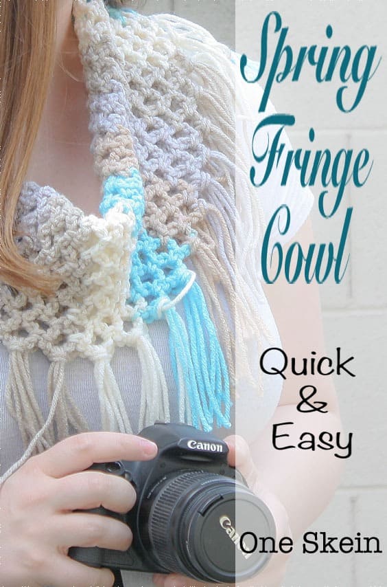 Spring Fringe Cowl: Free Crochet Pattern - Winding Road Crochet