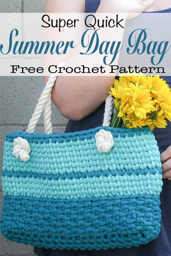 Summer Day Bag Free Crochet Pattern - Winding Road Crochet