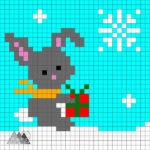 Little Gray Rabbit C2C Square Graph - Winding Road Crochet