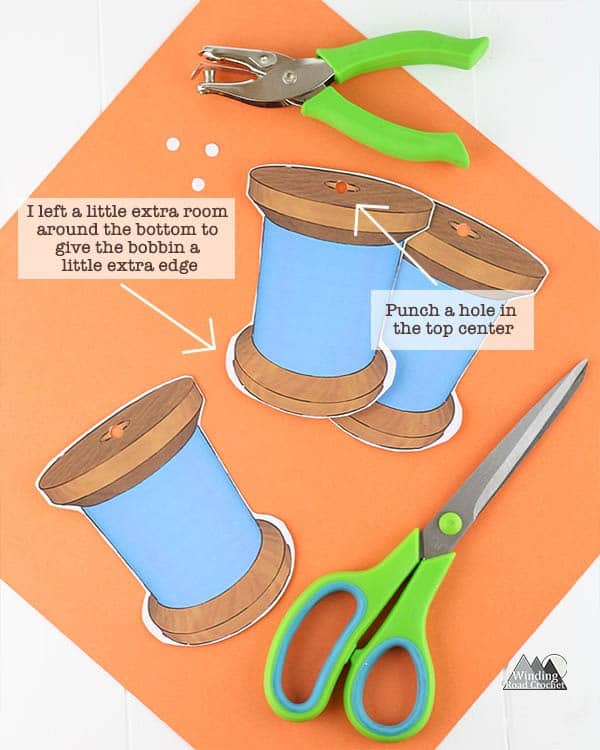 Printable Yarn Bobbin: For Tangle Free Projects - Winding Road Crochet