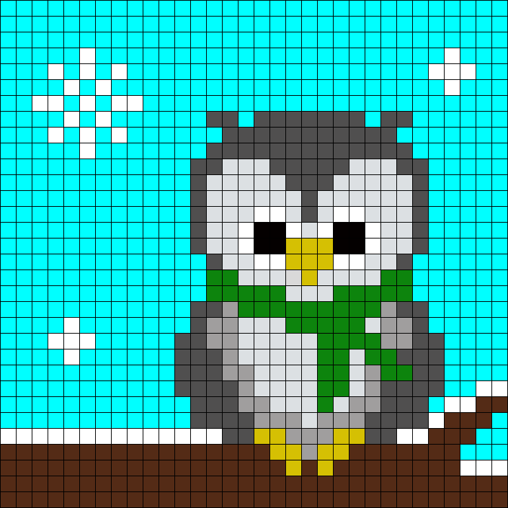 Wise Old Owl Crochet C2C Graph - Winding Road Crochet