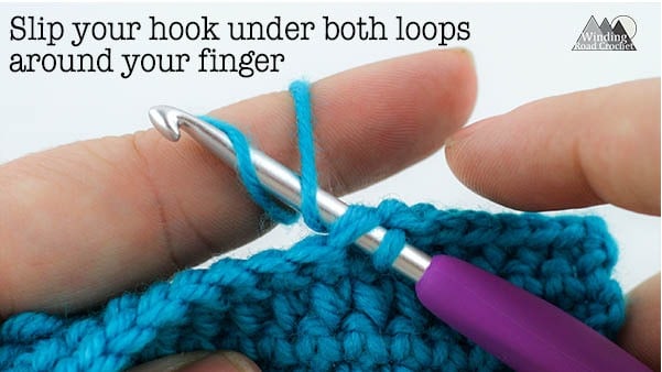 Loop Stitch Photo and Video Tutorial - Winding Road Crochet