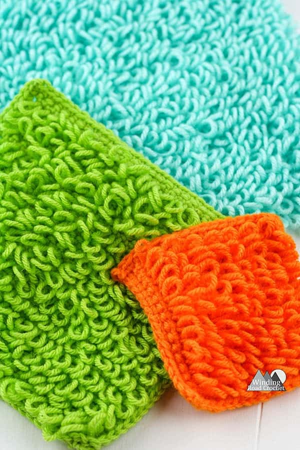 Loop Stitch Photo and Video Tutorial - Winding Road Crochet