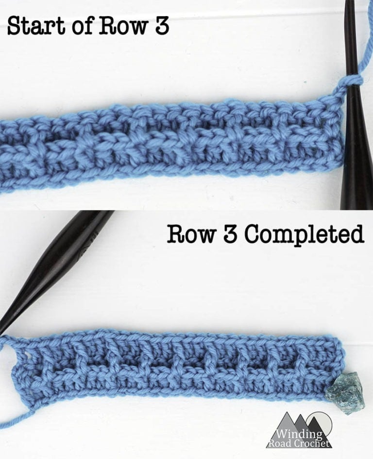 Waffle Stitch Crochet Tutorial - Winding Road Crochet