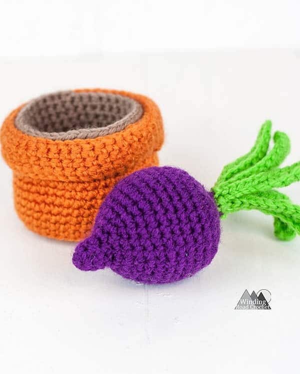 How to Crochet a Baby Toy Garden: Free Pattern - Winding Road Crochet