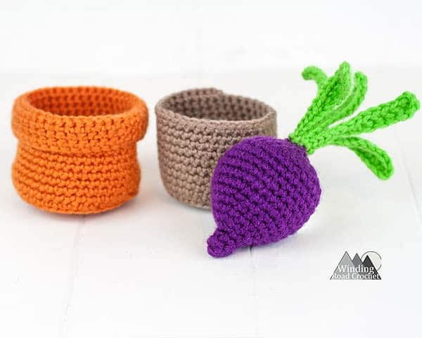 How to Crochet a Baby Toy Garden: Free Pattern - Winding Road Crochet