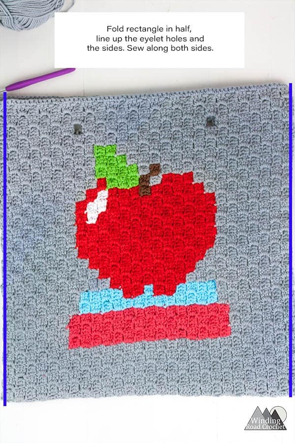 C2C Modern Tote Bag Free Crochet Pattern - Perfect Teacher's Gift