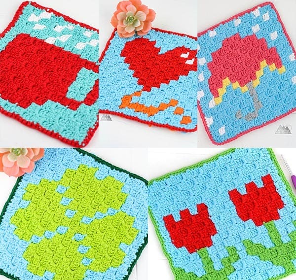 Quick Anchor C2C Crochet Graph you will Love - Winding Road Crochet