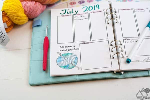 A Practical Crochet Planner you will Love - Winding Road Crochet
