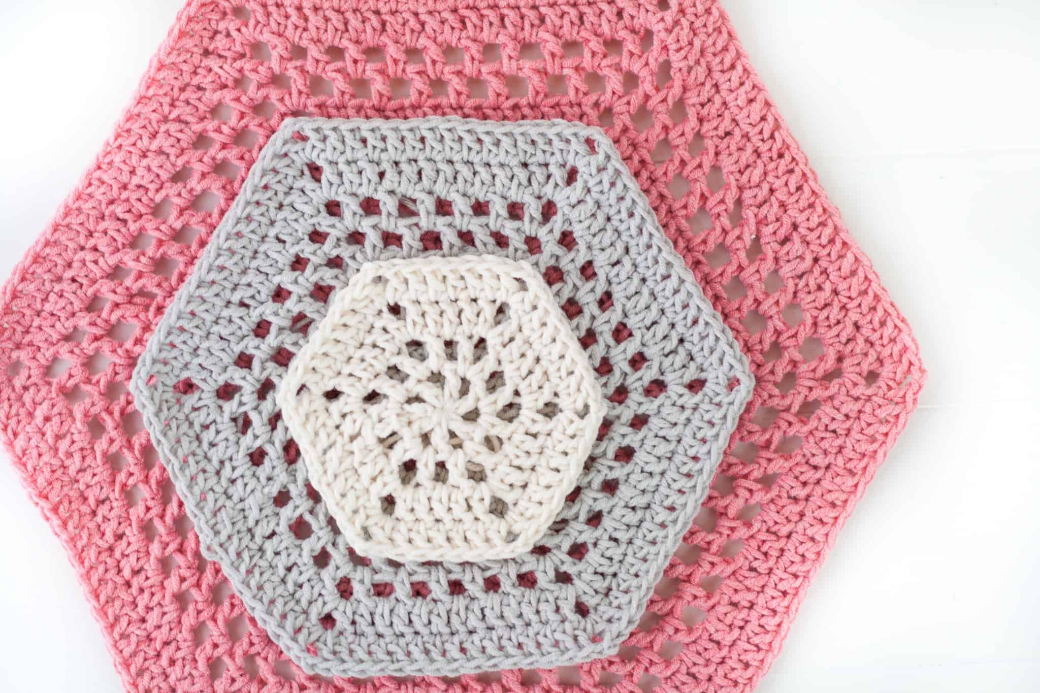 How to Crochet a Hexagon Blanket - Winding Road Crochet