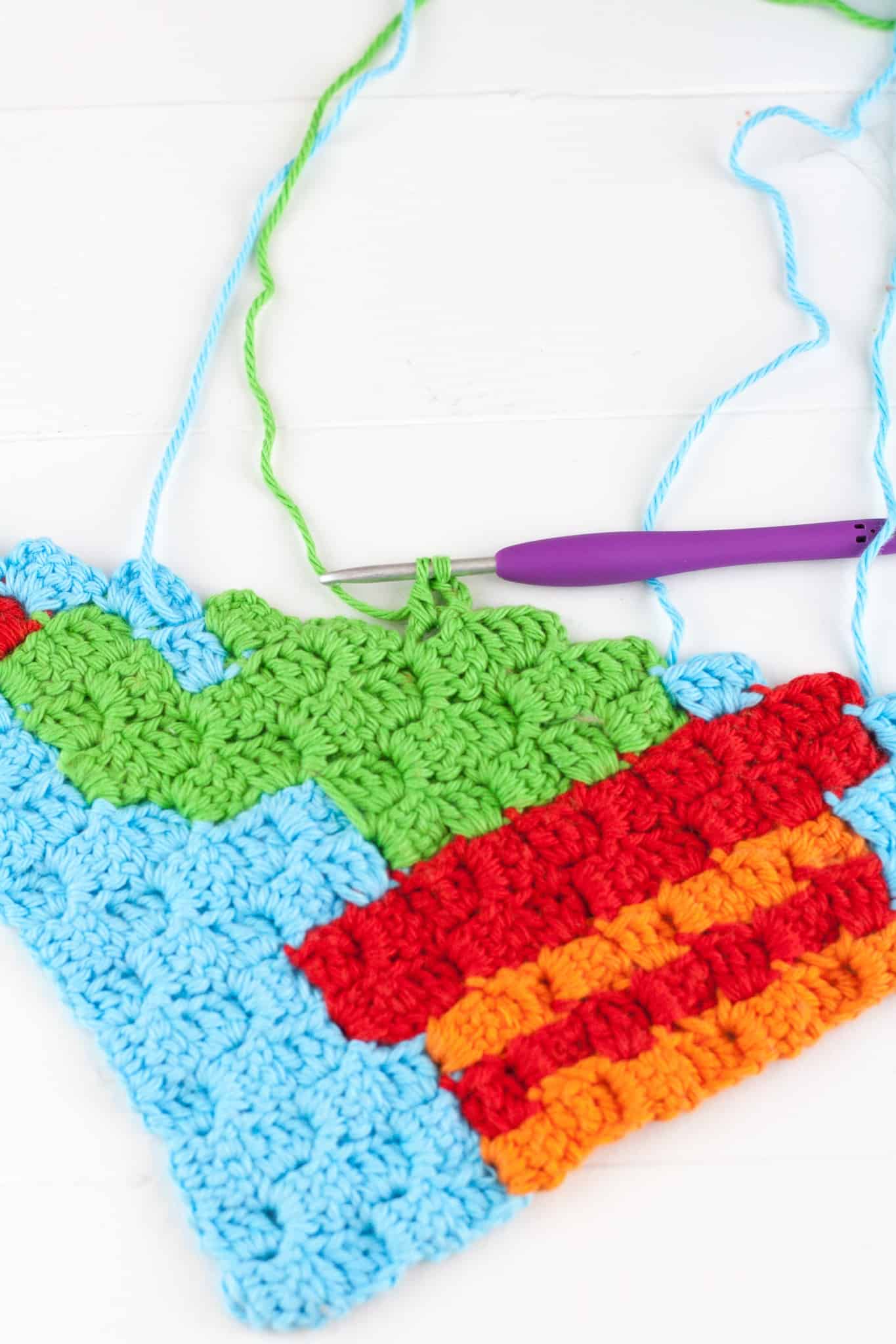 Cactus C2C Crochet Graph - Winding Road Crochet