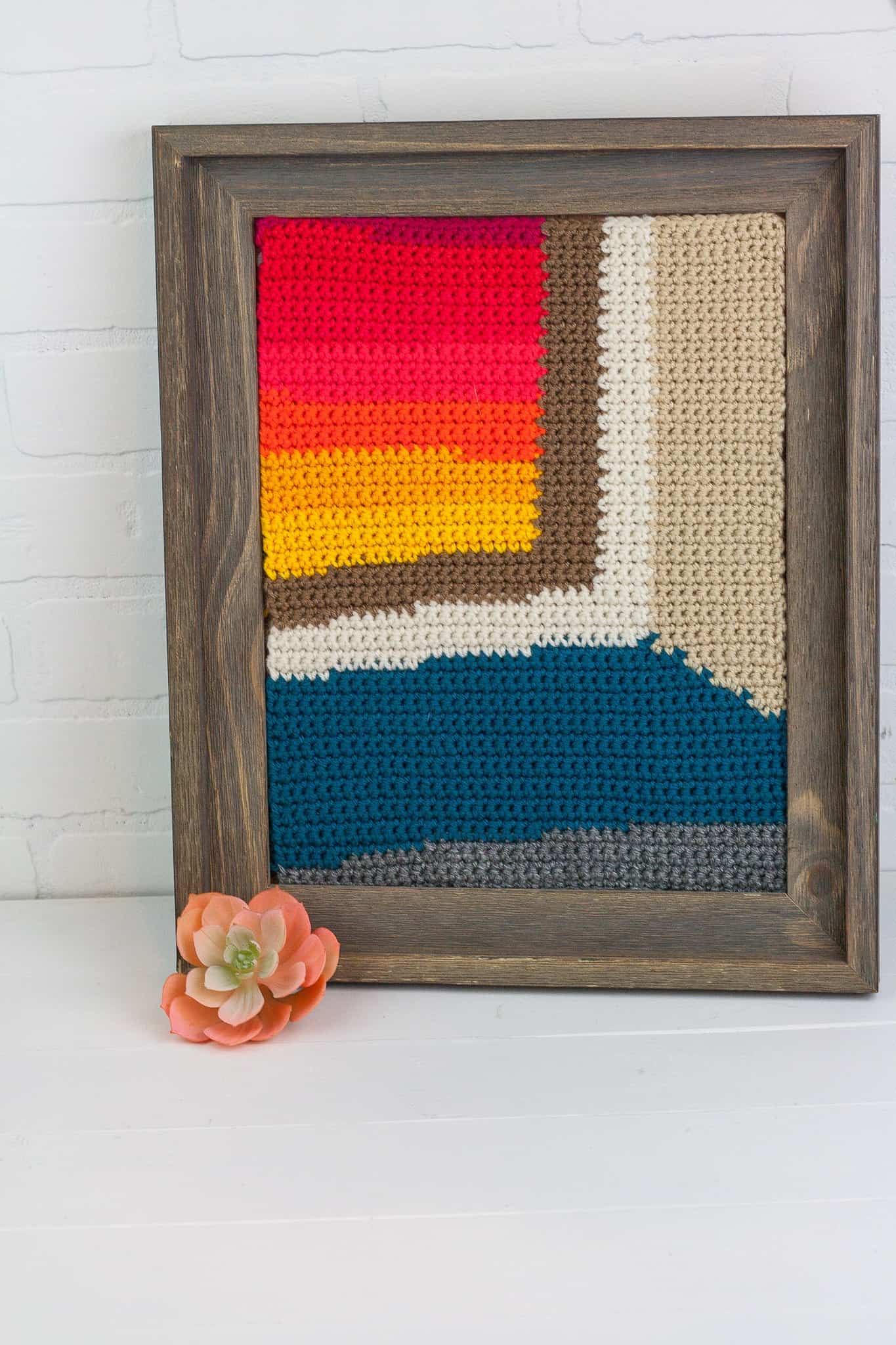 Crochet Painting Crochet A Long - Winding Road Crochet