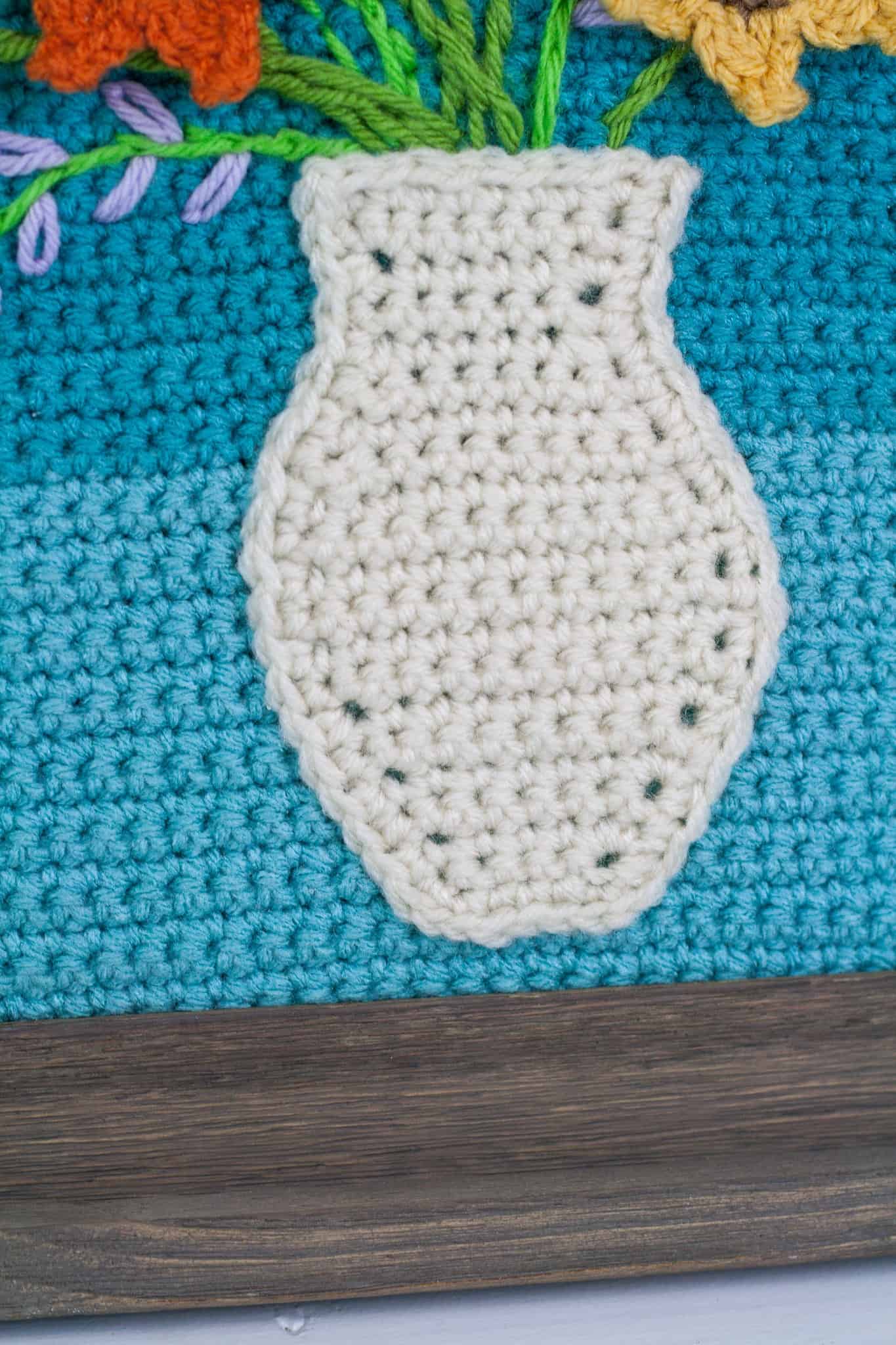 Single Crochet Applique: Crochet Painting Part 2 - Winding Road Crochet