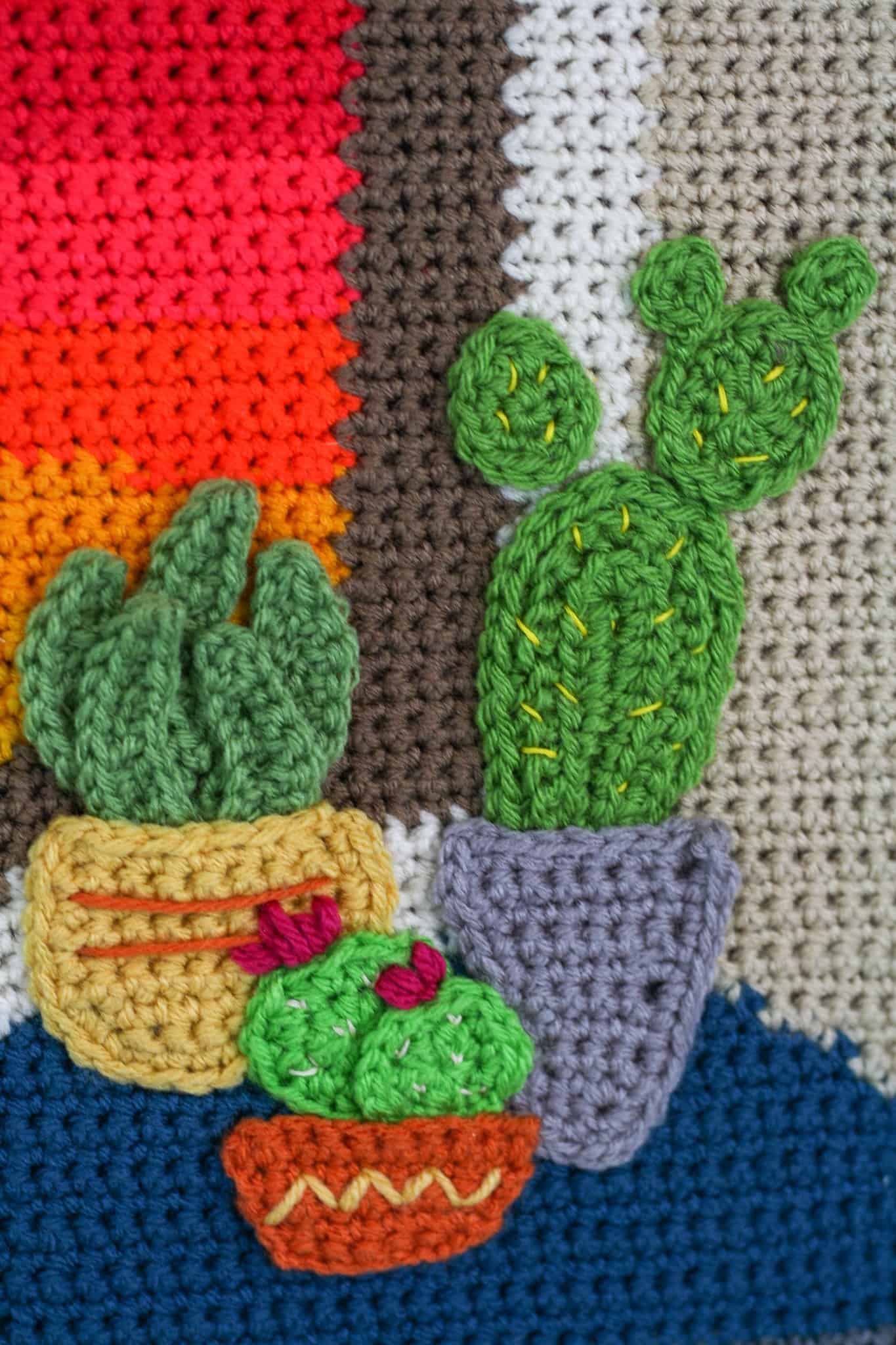 Crochet Appliques: Crochet Paintings Part 3 - Winding Road Crochet