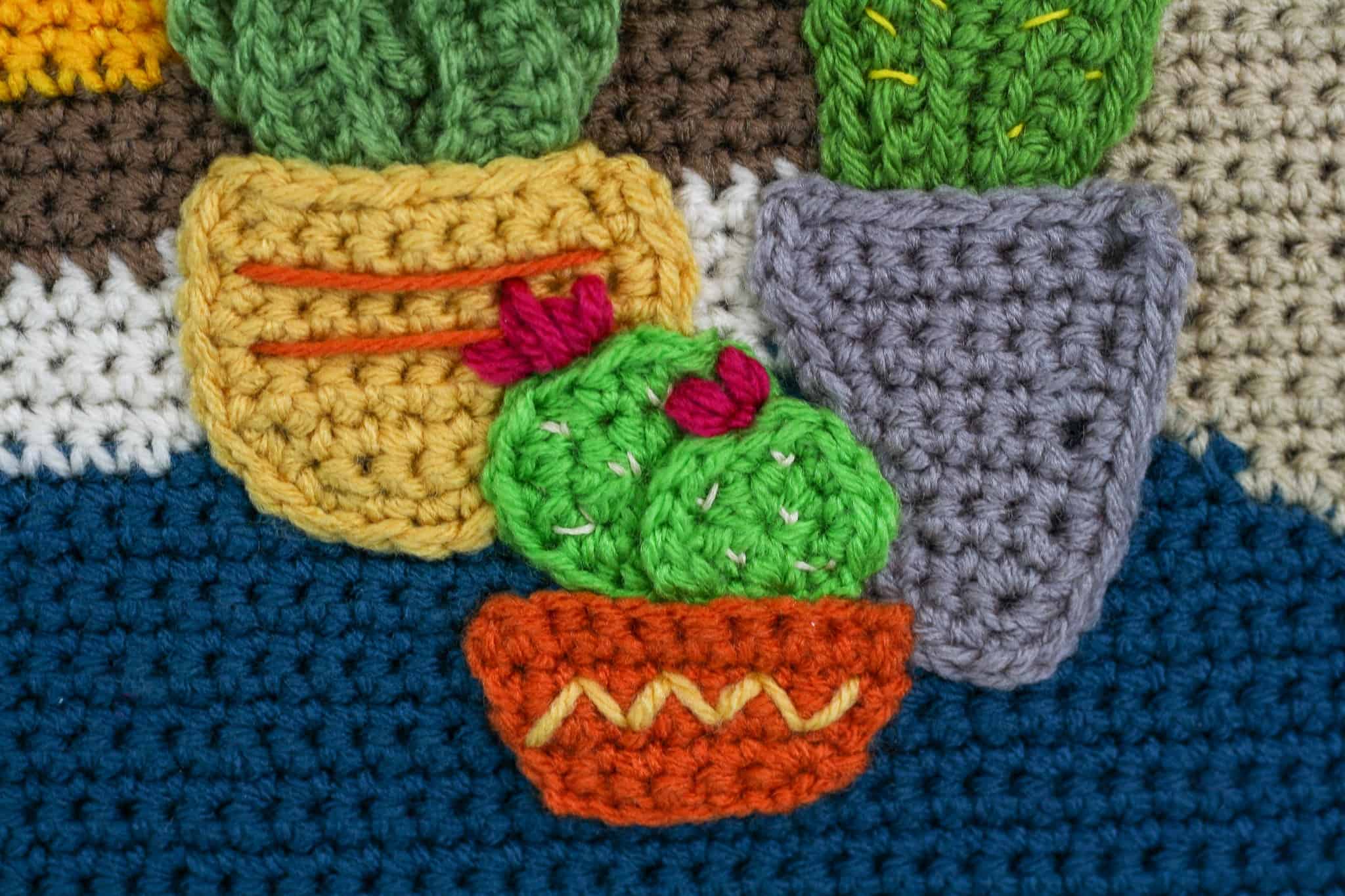 Single Crochet Applique: Crochet Painting Part 2 - Winding Road Crochet