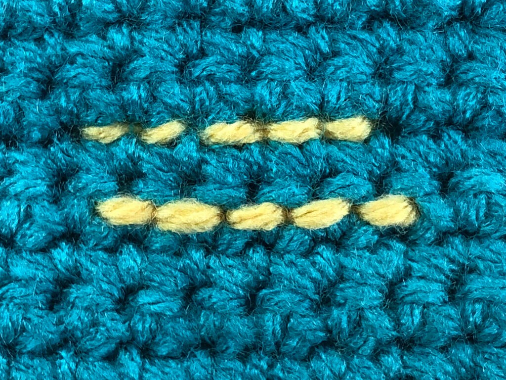 How to: Embroidering on Crochet - Winding Road Crochet