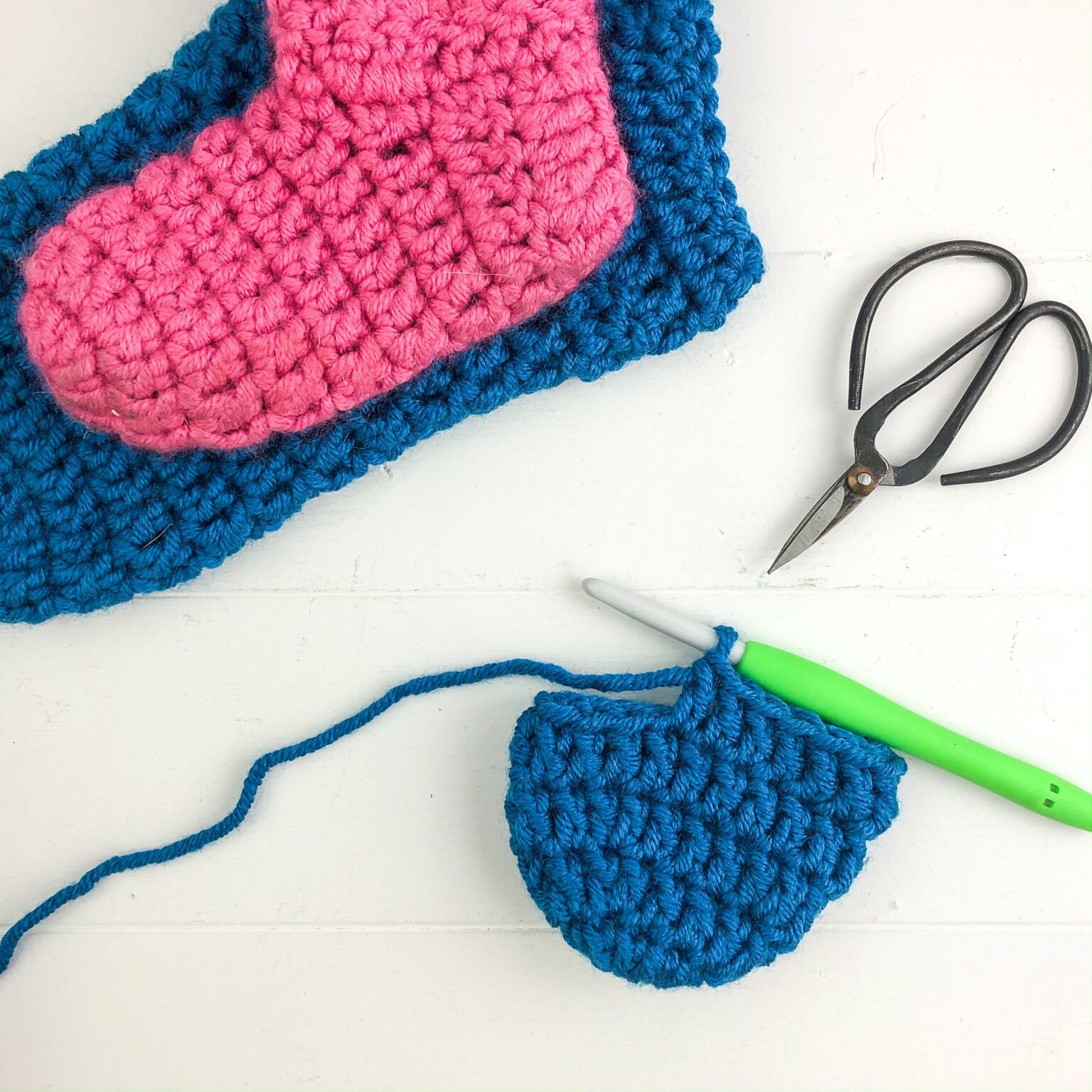 How to Crochet Slipper Socks in an Hour or Less - Winding Road Crochet