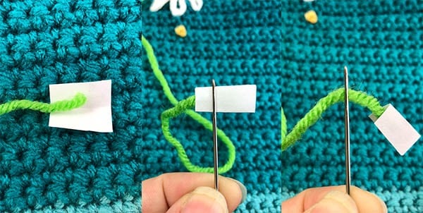 How to: Embroidering on Crochet - Winding Road Crochet