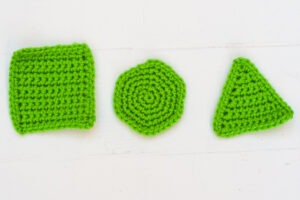 Crochet Toy Pattern: Shape and Color Sorting - Winding Road Crochet