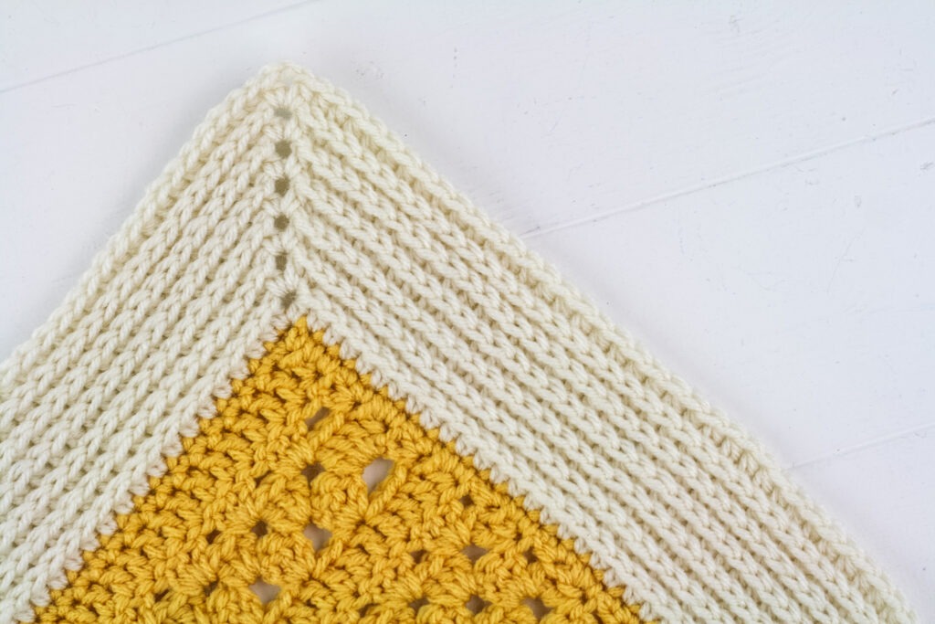Rib Crochet Border: How to Crochet - Winding Road Crochet