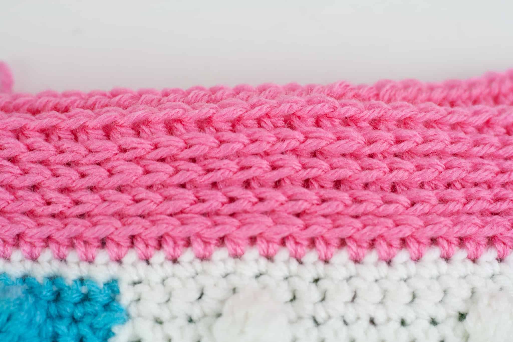 Camel Stitch Blanket Border Tutorial - Winding Road Crochet