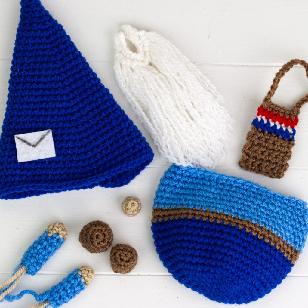 Crochet Mailman Gnome Free Pattern - Winding Road Crochet