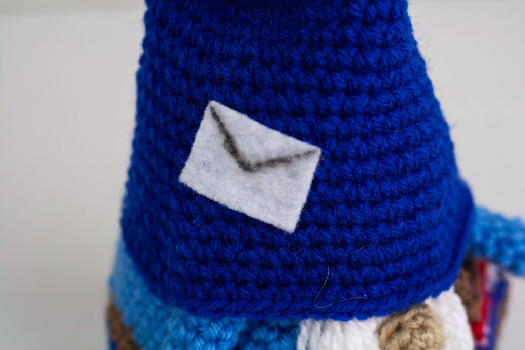 Crochet Mailman Gnome Free Pattern - Winding Road Crochet