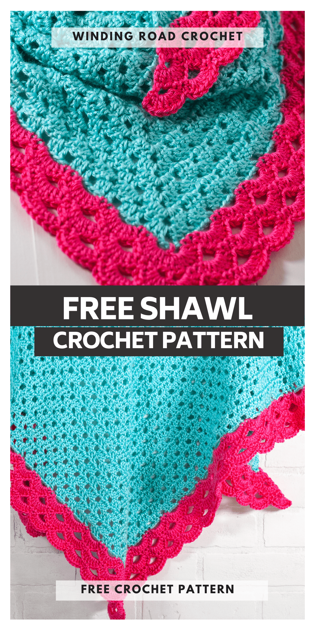 Robin Crochet Shawl Free Pattern - Winding Road Crochet