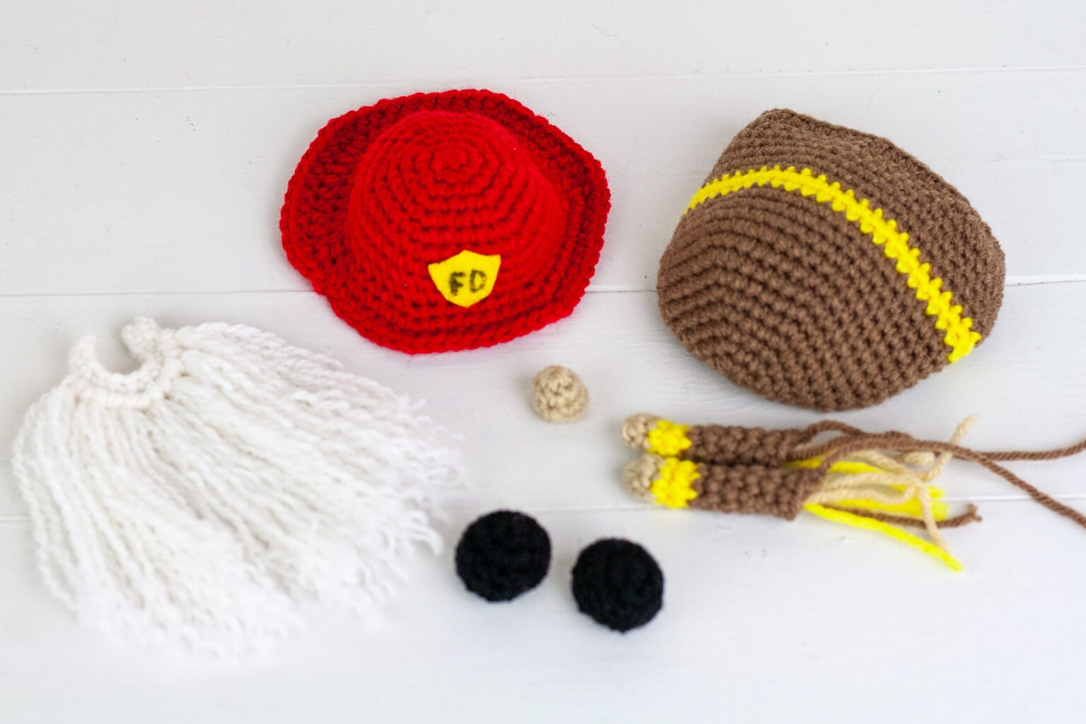 Crochet Firefighter Gnome Free Pattern - Winding Road Crochet