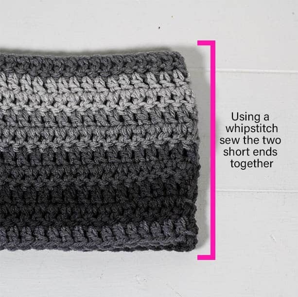 Beginner Crochet Ombre Scarf Pattern - Winding Road Crochet