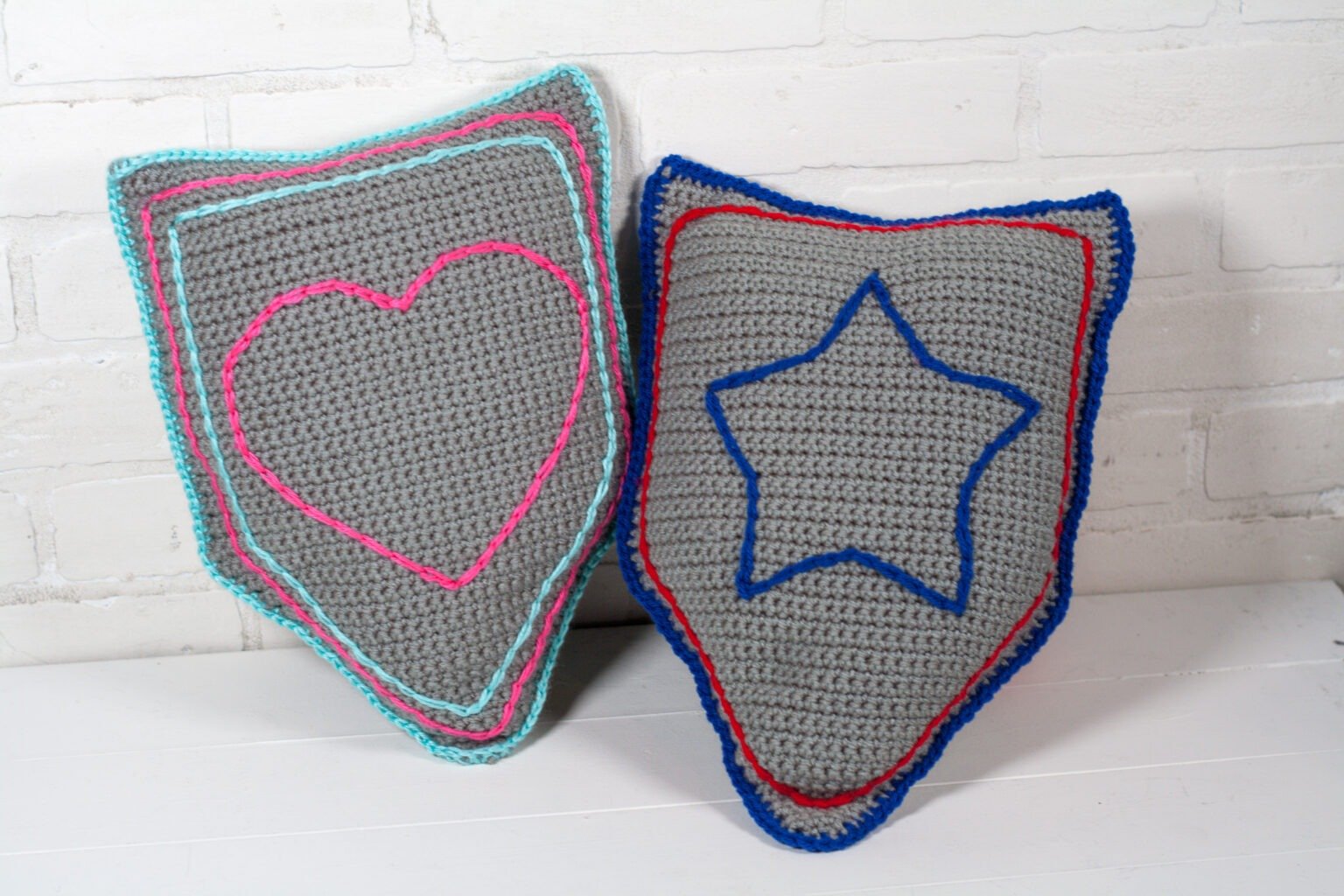 Crochet Sword and Shield Exciting Free Pattern - Winding Road Crochet