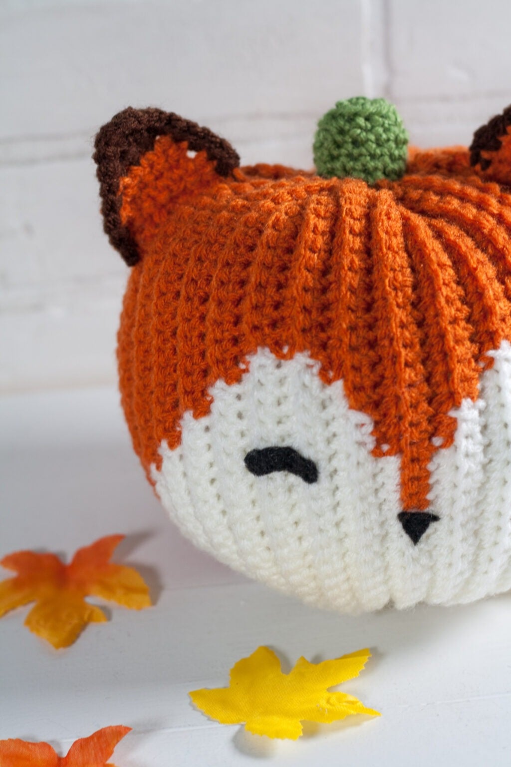 Crochet Fox Pumpkin Free Pattern and Video Tutorial - Winding Road Crochet