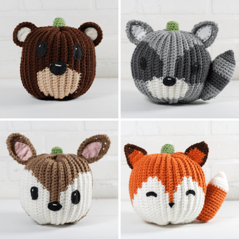 Crochet Fox Pumpkin Free Pattern and Video Tutorial - Winding Road Crochet