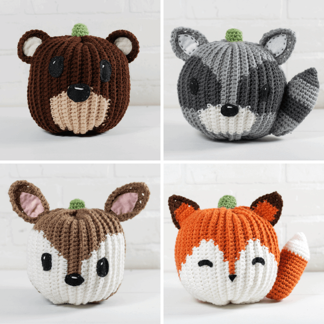 Quick Crochet Moose Pumpkin - Winding Road Crochet
