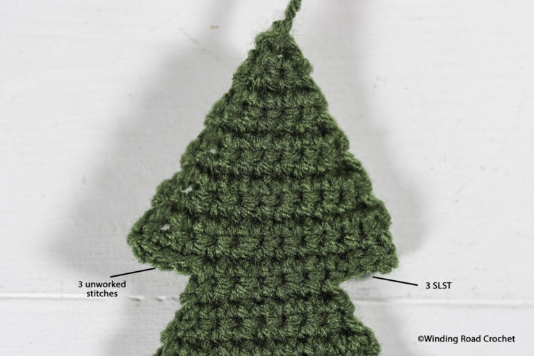Simple Crochet Tree Set Perfect Winter Pattern - Winding Road Crochet
