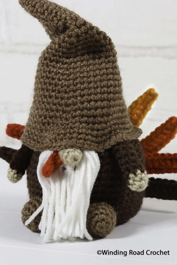 Crochet Turkey Gnome Quick & Easy Free Pattern - Winding Road Crochet