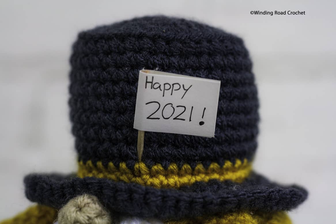 New Year's Gnome Free Crochet Pattern - Winding Road Crochet