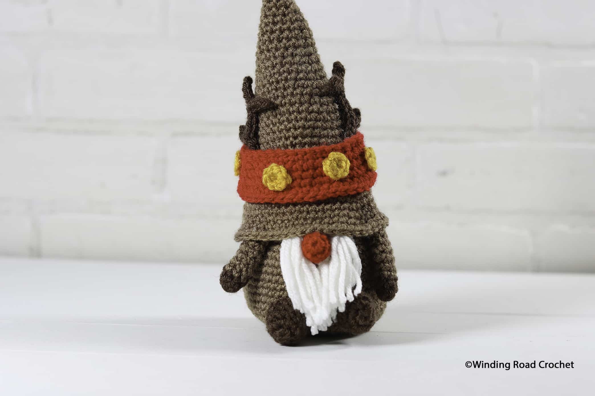 Crochet Reindeer Gnome Free Crochet Pattern - Winding Road Crochet