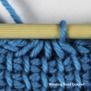 How to Increase and Decrease in Tunisian Crochet - Winding Road Crochet