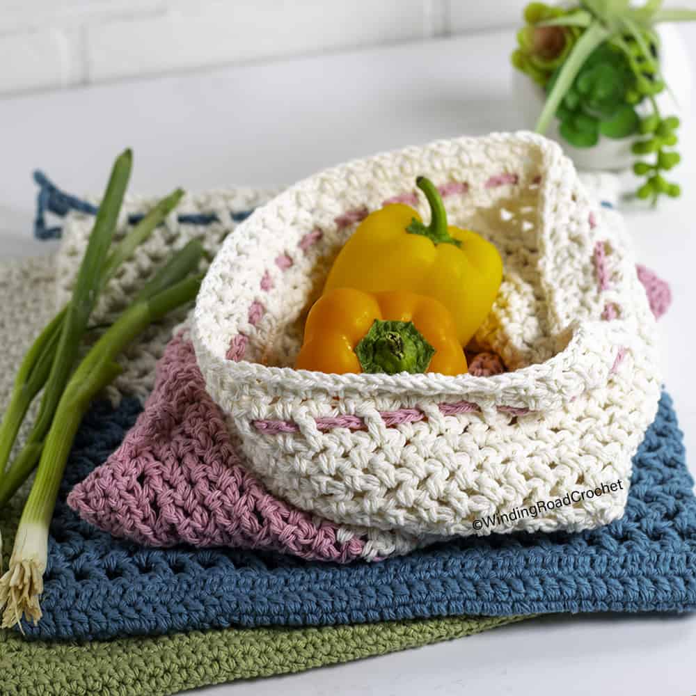 Crochet Produce Bag Pattern: A way to Reduce Waste - Winding Road Crochet