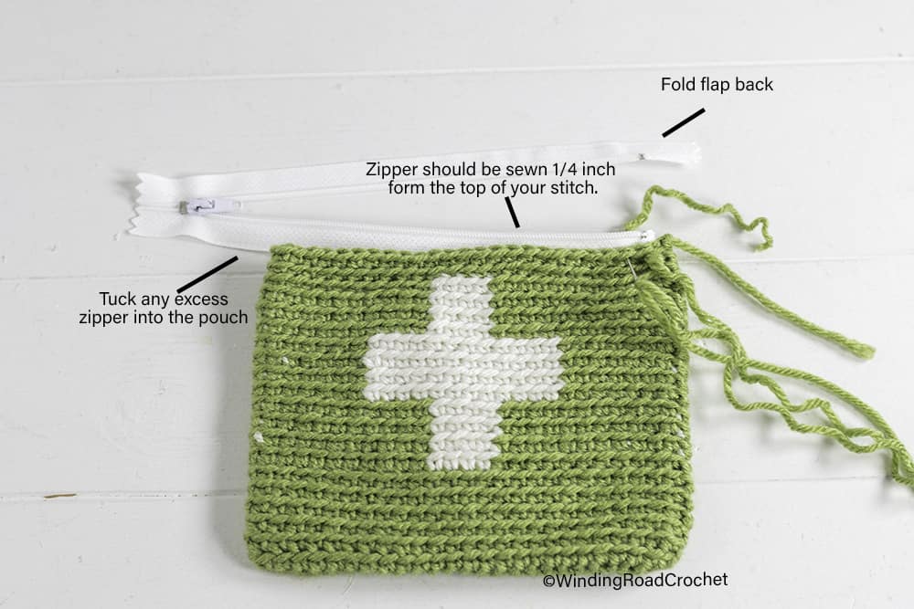 Helpful Crochet Pouch | Mini First Aid Kit Pattern You Need - Winding ...