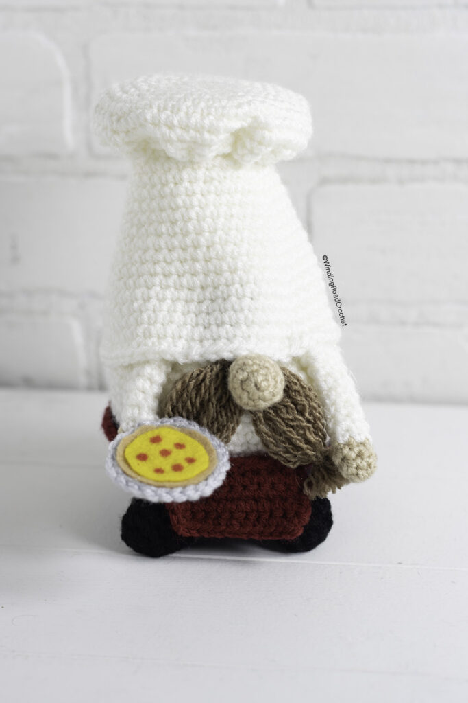 Crochet Chef Gnome: Free Pattern for a Baker Gnome - Winding Road Crochet