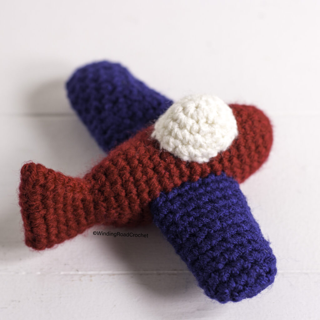 Airplane Crochet Lovey Free Crochet Pattern - Winding Road Crochet