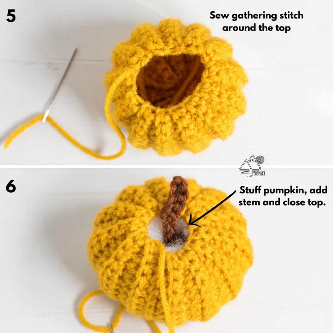 Modern Crochet Pumpkin Free Pattern and Video Tutorial - Winding Road ...