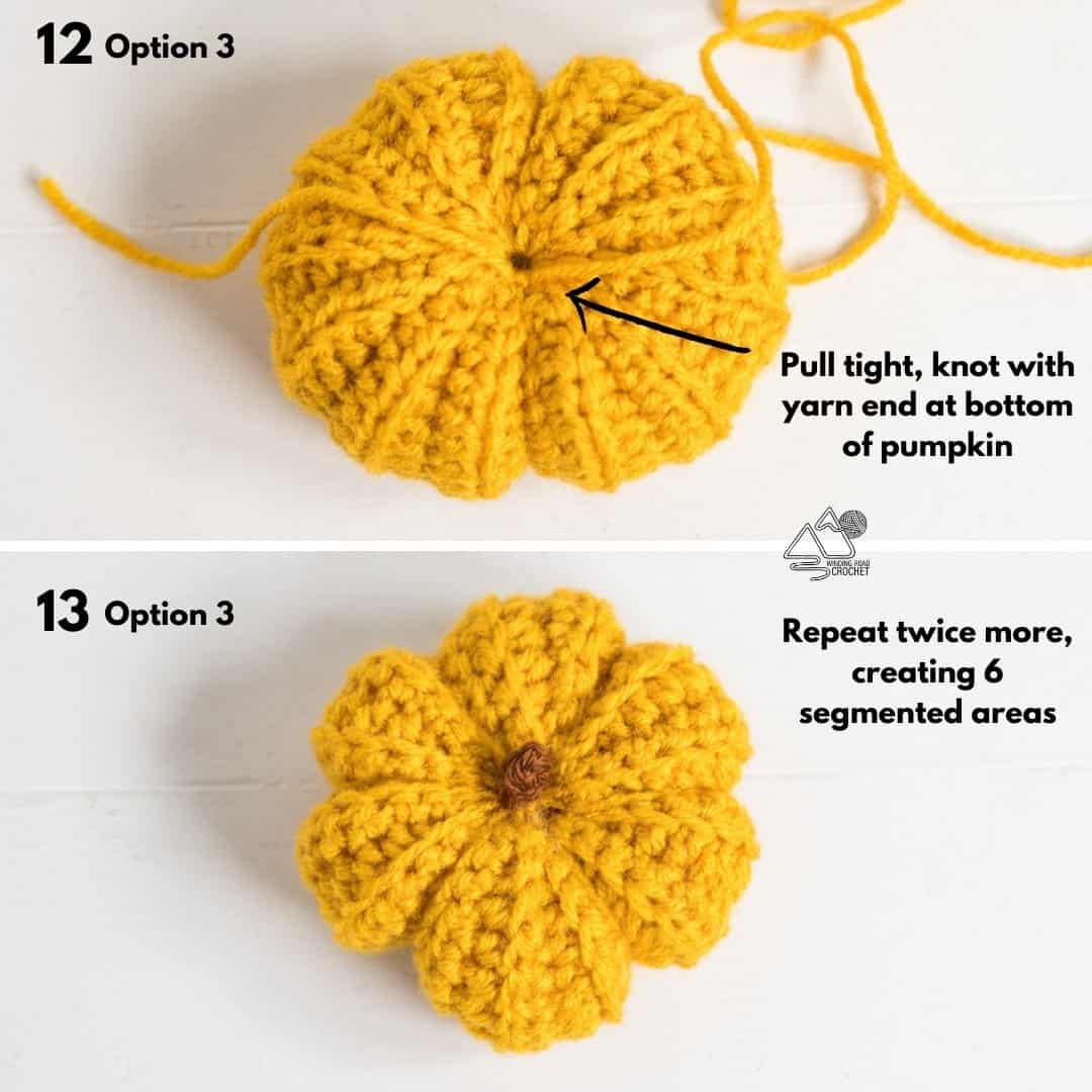 Crochet Gourd and Small Pumpkin Free Pattern - Winding Road Crochet