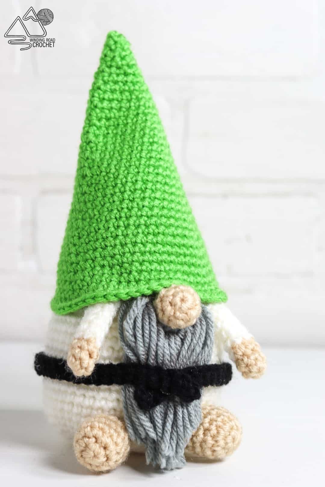Crochet Karate Gnome Free Crochet Pattern - Winding Road Crochet