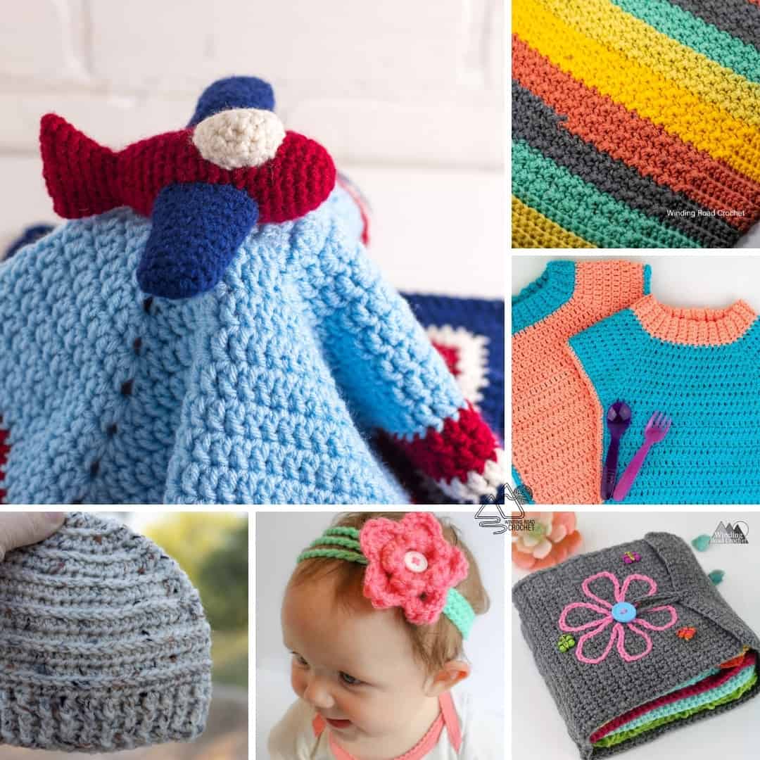 Crochet Gift Basket Ideas using Free Crochet Patterns - Winding Road ...