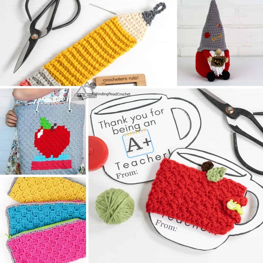 Crochet Gift Basket Ideas using Free Crochet Patterns - Winding Road ...