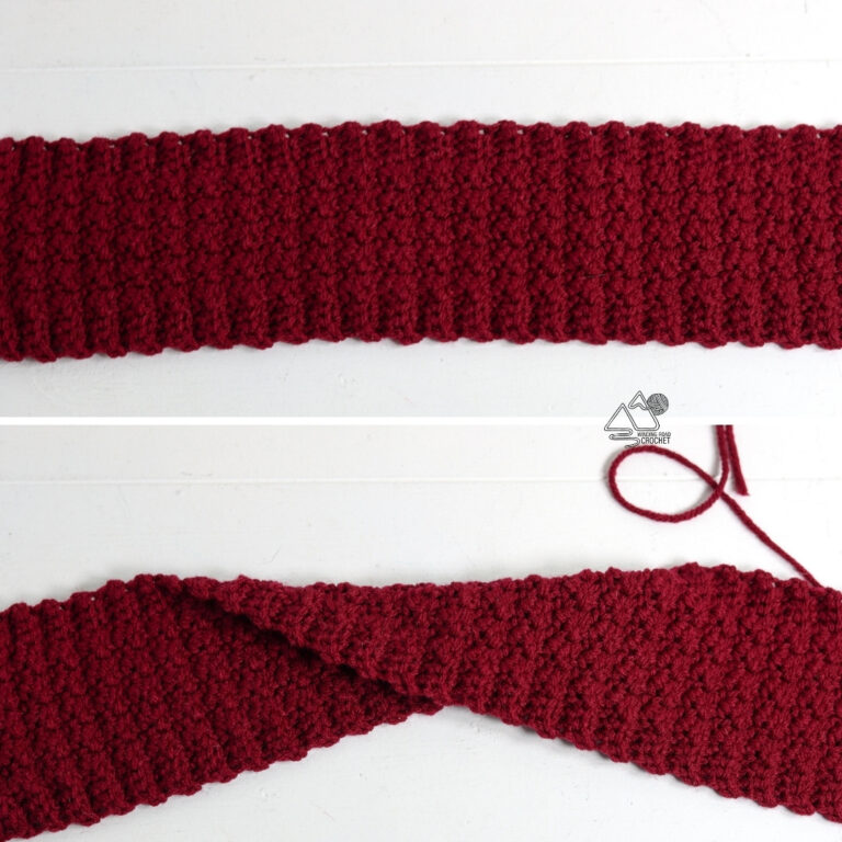 Crochet Textured Ear Warmer Free Pattern with Video Tutorial - Winding ...