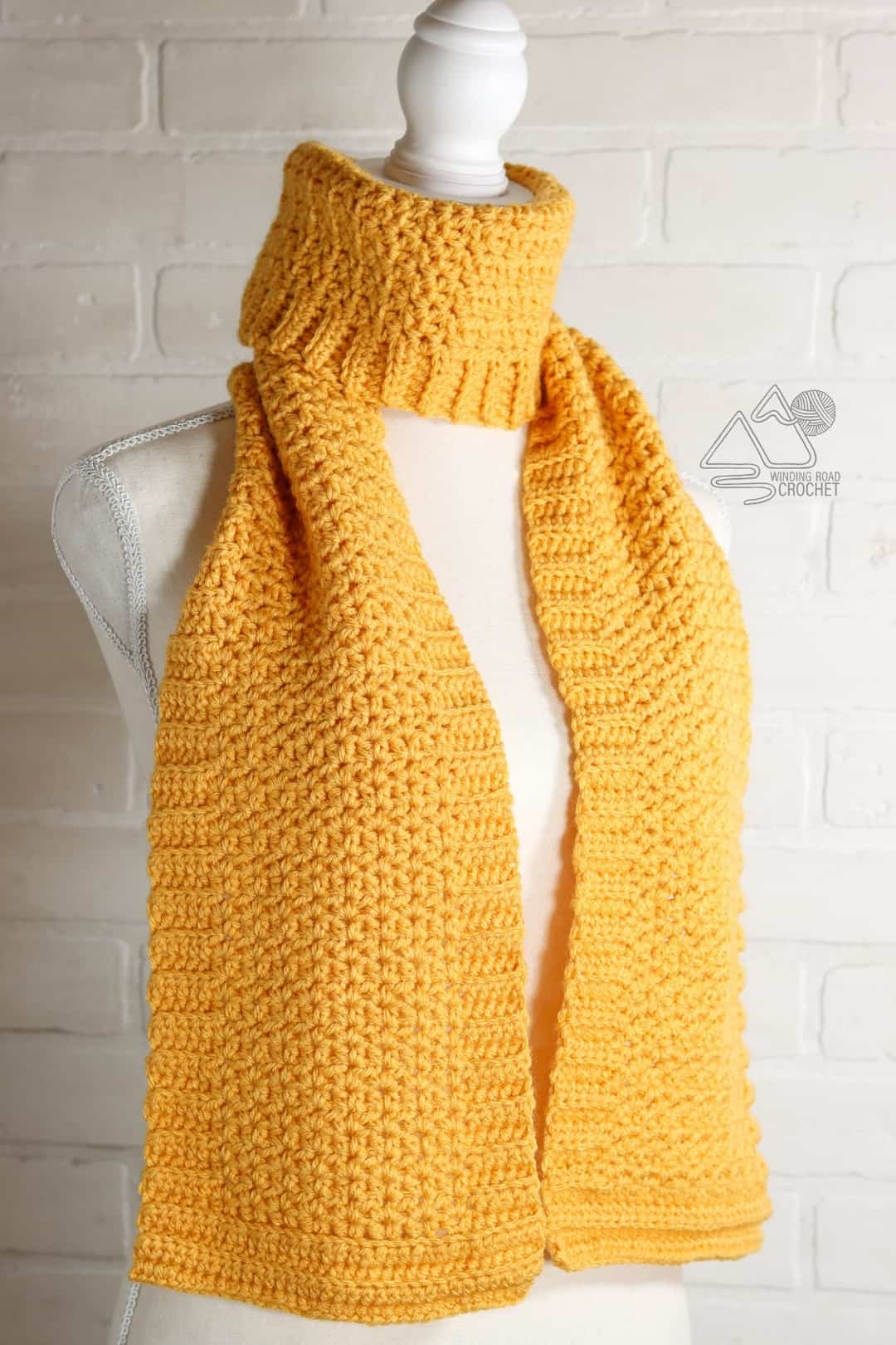 Heather's Crochet Scarf Free Pattern - Winding Road Crochet